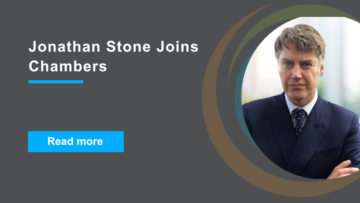 Jonathan Stone Joins Chambers' Criminal Team - Cornwall Street Barristers