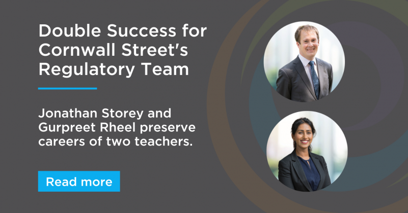 Double Success for Cornwall Street's Regulatory Team - Cornwall Street ...
