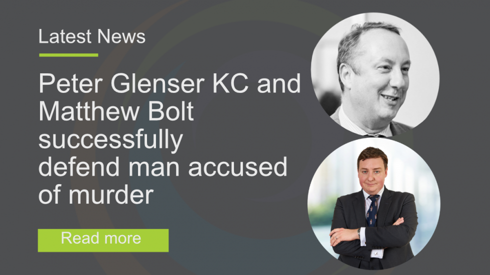 Peter Glenser KC and Matthew Bolt successfully defend man accused of ...
