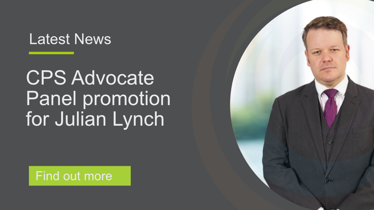 CPS Advocate Panel promotion for Julian Lynch - Cornwall Street Barristers