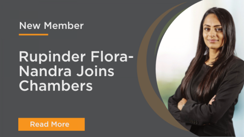 Rupinder Flora-Nandra Joins Chambers - Cornwall Street Barristers